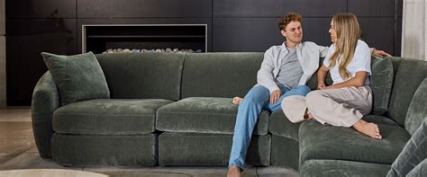 Nora Fabric Lounge Modern Modular Sofa Nick Scali