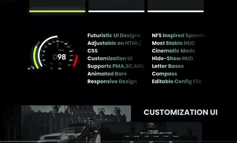 ESX QBCore CodeM BLVCK Hud V OPEN SOURCE Qb Hud V Qb Core Tebex