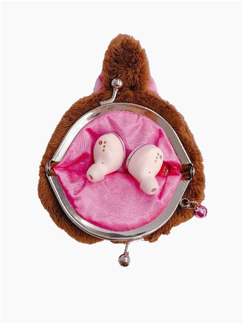 Monchhichi Gamaguchi Coin Purse Girl Hands