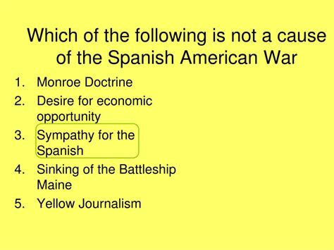 Ppt Spanish American War Powerpoint Presentation Free Download Id