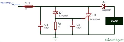 Simple Surge Protection Circuit Diagram