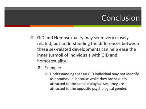 Ppt Gid And Homosexuality Powerpoint Presentation Free Download Id