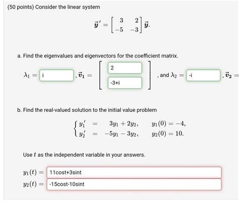 [solved] 50 points consider the linear system y [352
