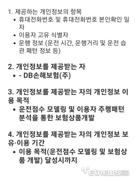 네이버 Db손보 자동차보험 맞손안전운전 스코어링 모델 개발 협력 전자신문