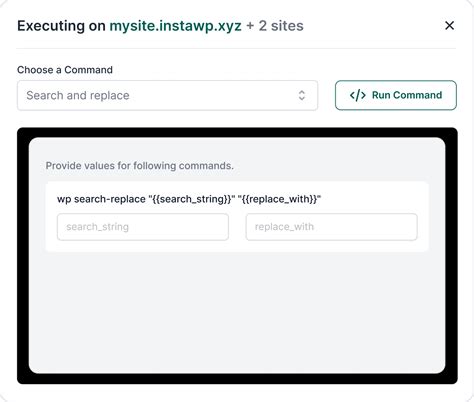 wordpress cli commands instawp