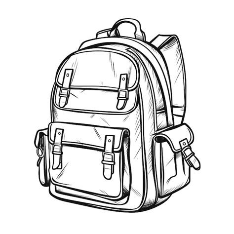 Graphic Of Backpack Premium Ai Generated Image