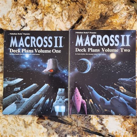 Palladium Books Macross Ii Spaceships And Deck Plans Volume 1 And 2 By Marc Alexandre Vezina