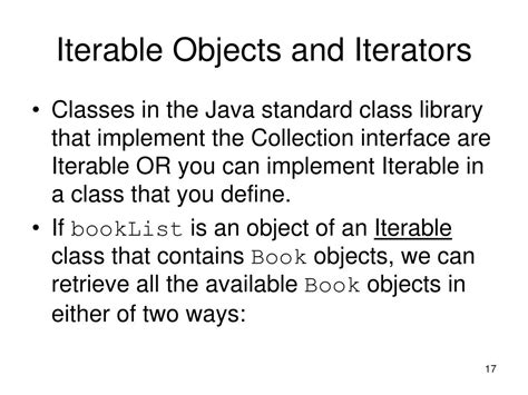 Ppt Collection Iterable And Iterator Interfaces Powerpoint