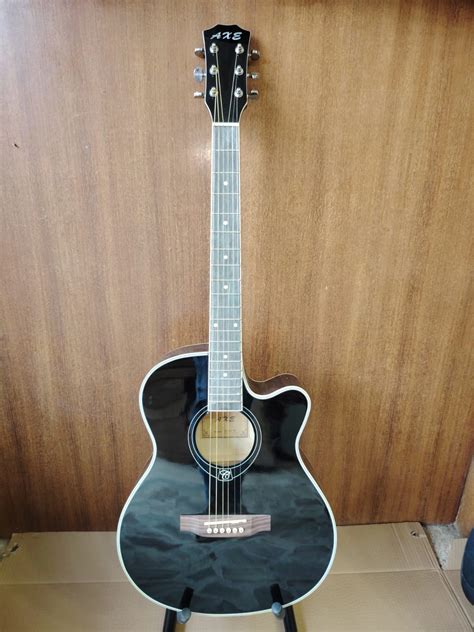 Axe 52c Black Acoustic Guitar