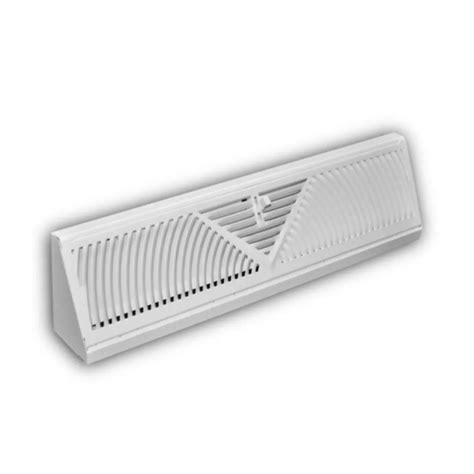 4 12 In X 18 In 3 Way Steel Baseboard Diffuser Supply White Go Build The Fastest Way To 4 12 In X 18 In 3 Way Steel Baseboard Diffuser Supply White Go Build The Fastest Way To