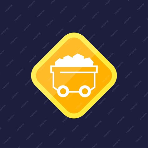 Premium Vector Minecart Or Mine Wagon Icon Vector