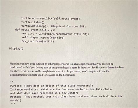 Solved Warm Up 1 Document The Code In This Lab You Will