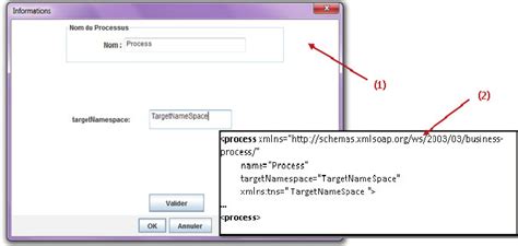 The Heading Of A Business Process Execution Language Bpel Document