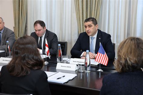 ნაყოფიერი შეხვედრა შალვა პაპუაშვილი • Shalva Papuashvili