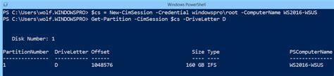 Partitionen remote vergrößern und verkleinern mit PowerShell WindowsPro