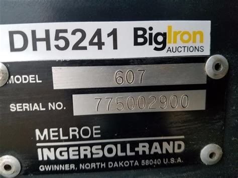 Bobcat 607 Backhoe Attachment Bigiron Auctions