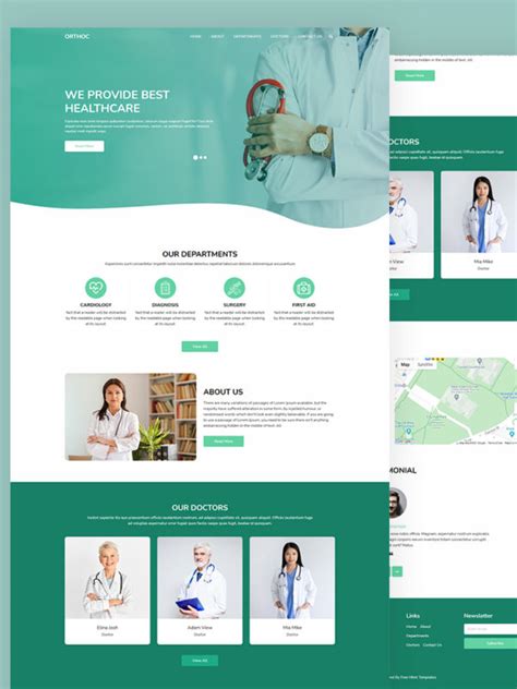 Html Css Hospital Templates Free Download At Jason Rico Blog