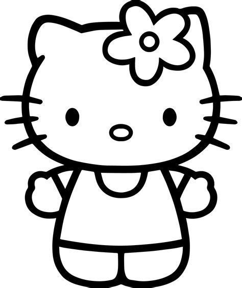 10 Hello Kitty Coloring Book Drawing Coloring Craze