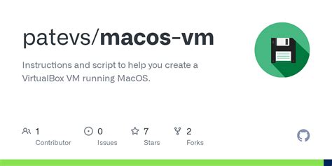Github Patevsmacos Vm Instructions And Script To Help You Create A