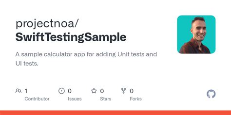 Github Projectnoaswifttestingsample A Sample Calculator App For