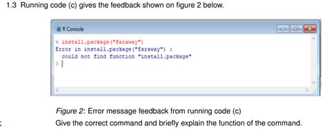 Solved QUESTION Study The R Syntax Displayed On Figure Chegg