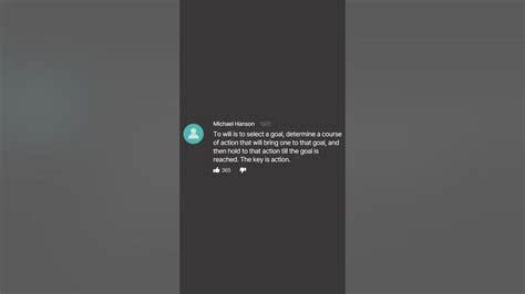 뜻을 세운다는 것은 목표를 선택하고 그 목표에 도달할 행동 과정을 결정하고 그 목표에 도 달할 때까지 결정한 행동을 계속하는 것이다중요한 것은 행동이다 Youtube