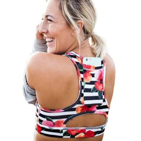 Women Sports Bra With Phone Pocket Moriarty Store