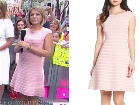 The Today Show August 2019 Dylan Dreyers Pink Knit Dress Shop Your Tv