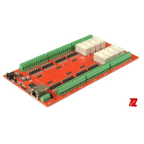 Programmable Ethernet Module With 8 Relays 40 Opto Inputs 230v Ac