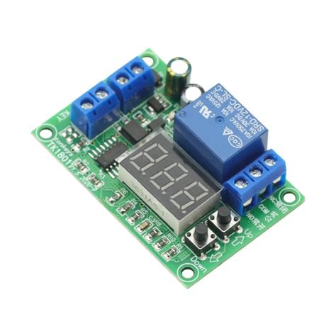 New Dc 12v Display Delay Timing Relay Module Timer Relay Board 1 999 Seconds For Arduino