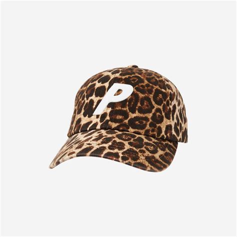 팔라스 P 6 패널 캡 레오파드 23fw Palace Kream