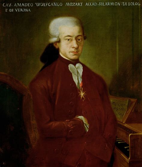 Portrait Of Wolfgang Amadeus Mozart After 1770