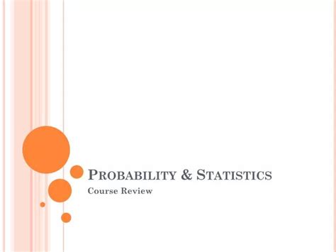 PPT Probability Statistics PowerPoint Presentation Free Download ID 2378018