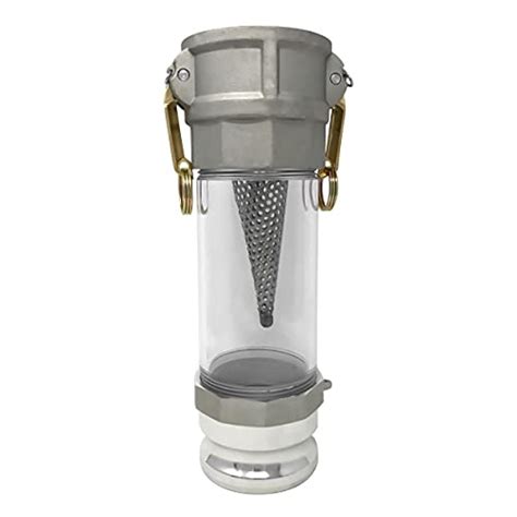 Gloxco 3 In Line Camlock Polycarbonate Sight Glass And Strainer Assembly Cam 30 Sgst Pcal In