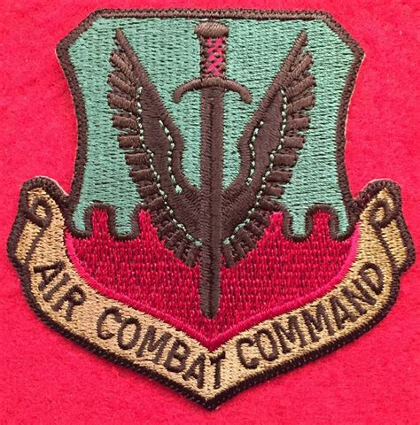 U S Air Force Air Combat Command Patch