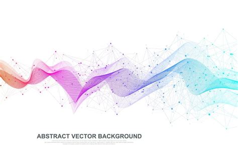 Abstract Plexus Background With Connected Lines And Dots Plexus