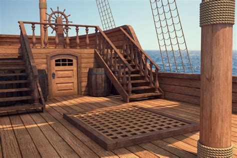 Pirate Ship Below Deck