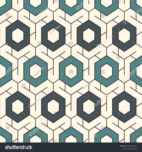 Honeycomb Seamless Pattern Hexagon Mosaic Tiles Stock Vector Royalty Free 2251184955