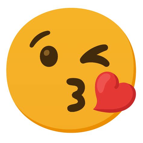 Face Blowing A Kiss Vector SVG Icon SVG Repo