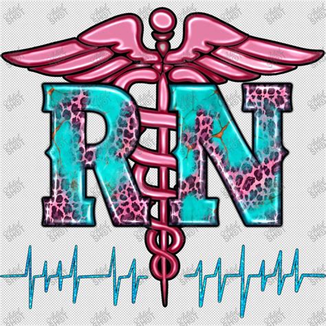 Rn Registered Nurse Digital Art By Hra Design Shop Artistshot