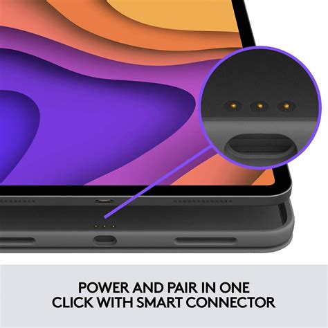 Logitech Folio Touch Ipad Keyboard Case With Trackpad And Smart Connector For Air Th Th