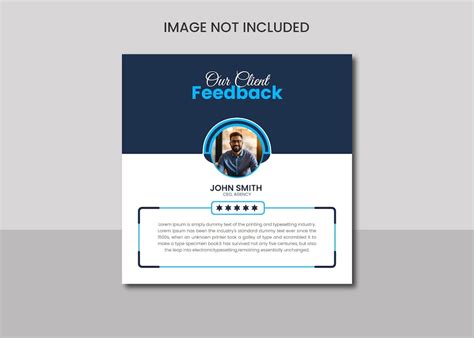 Premium Vector Modern Client Testimonial Design
