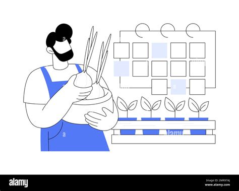 Planting Bulbs Abstract Concept Vector Illustration Stock Vector Image And Art Alamy