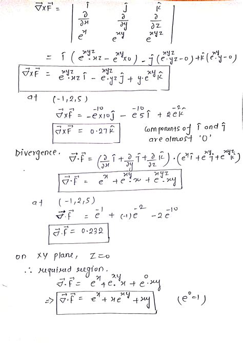 [solved] find the curl and the divergence of the following vector