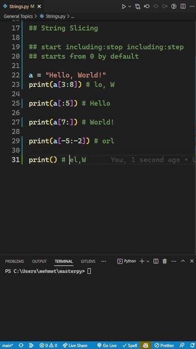 Learn String Slicing In Python Shorts Coding Ai Python Programming Computerscience Youtube
