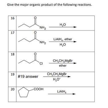 Answered: Give the major organic product of the… | bartleby