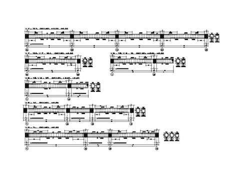 Column And Beam Connection Cad Construction 2d View Layout File In Dwg