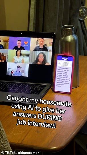 Woman Is Praised For Genius Ai Hack To Help Her In A Job Interview As Viewers Joke She