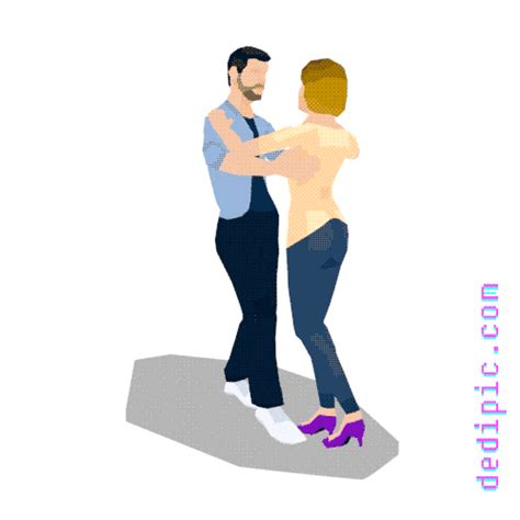 Cartoon Couple Dancing  Cartoon Coupledancing Swee