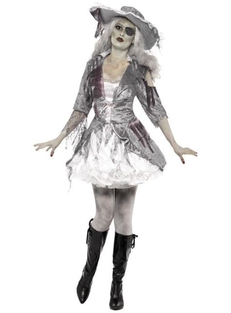 Grey Ghost Pirate Costume For Women Funidelia